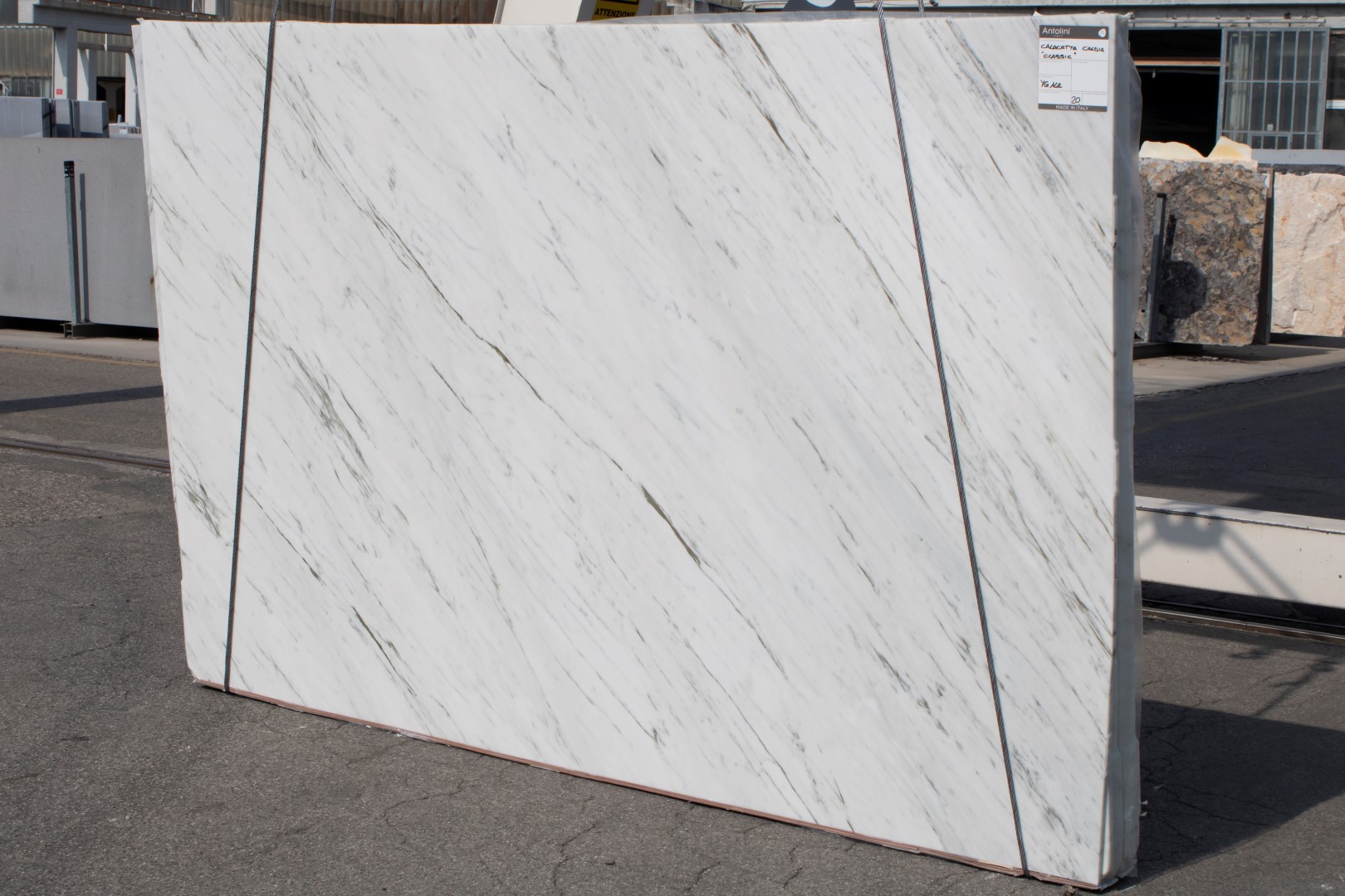 Calacatta Caldia Honed - Marble | Stone Slab Store